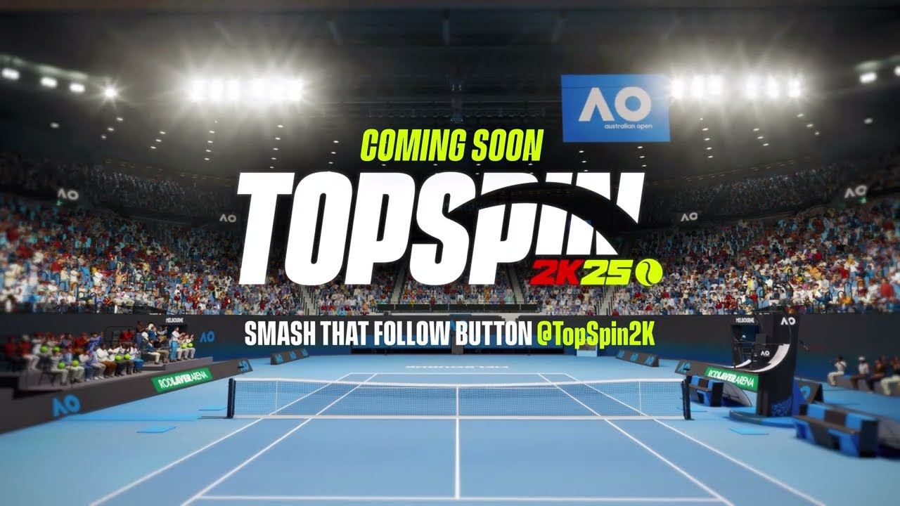 Top Spin 2K25 : le jeu de tennis ultime est enfin là